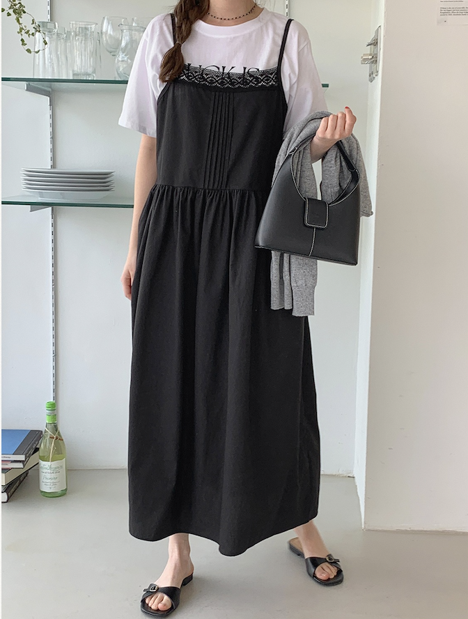 限時優惠・現貨KOREA SLEEVELESS LACE OPS｜2色