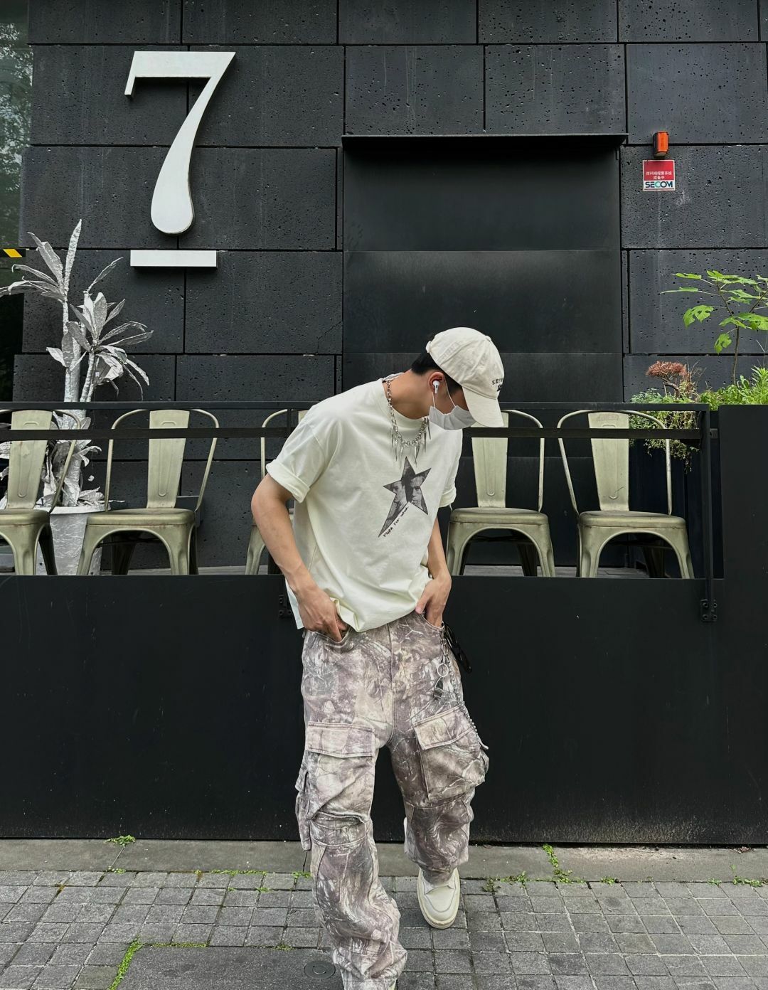 SINONOME Branches Cargo Pants