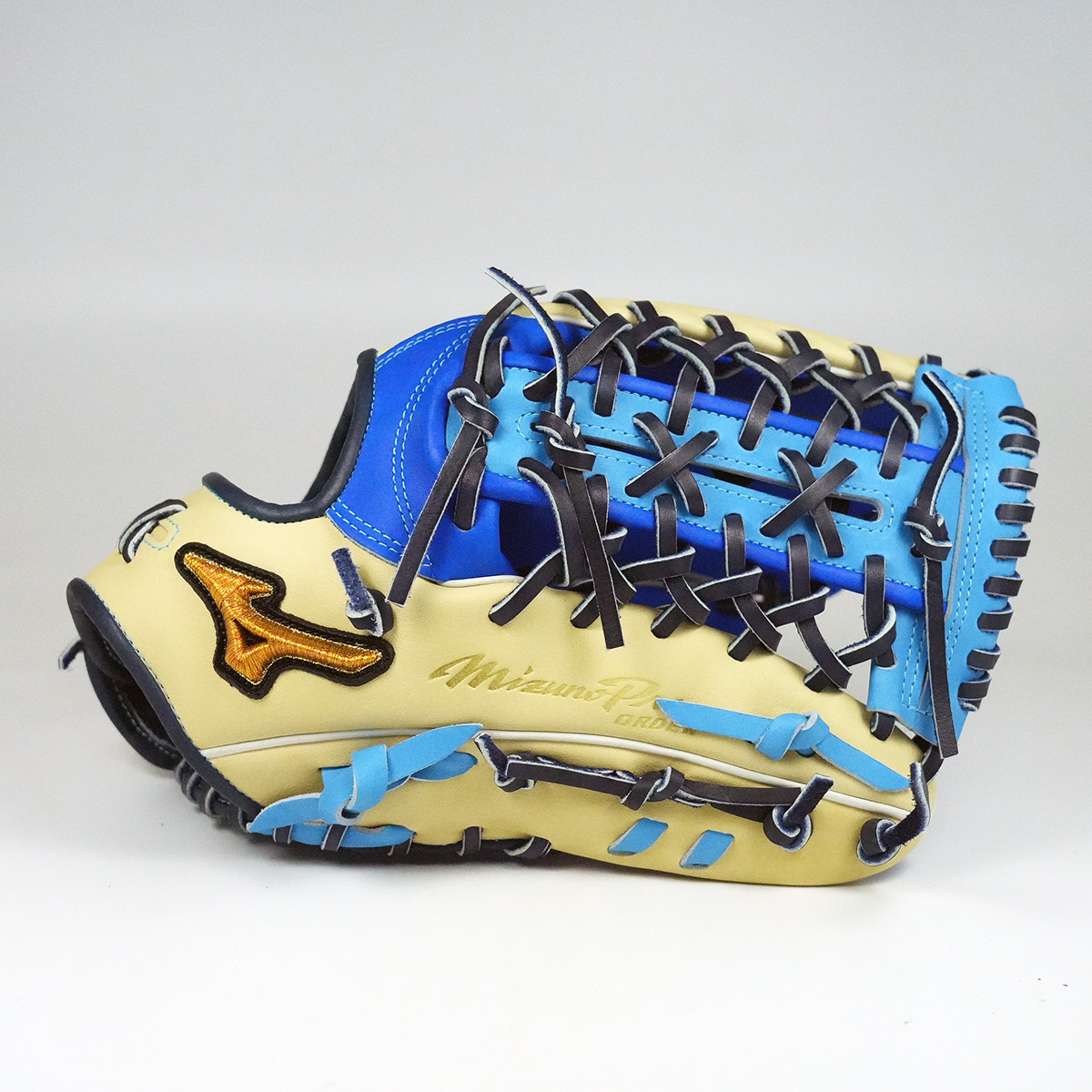 日本製 美津濃 MIZUNO PRO ORDER HAGA JAPAN AXI MODEL 硬式外野手套