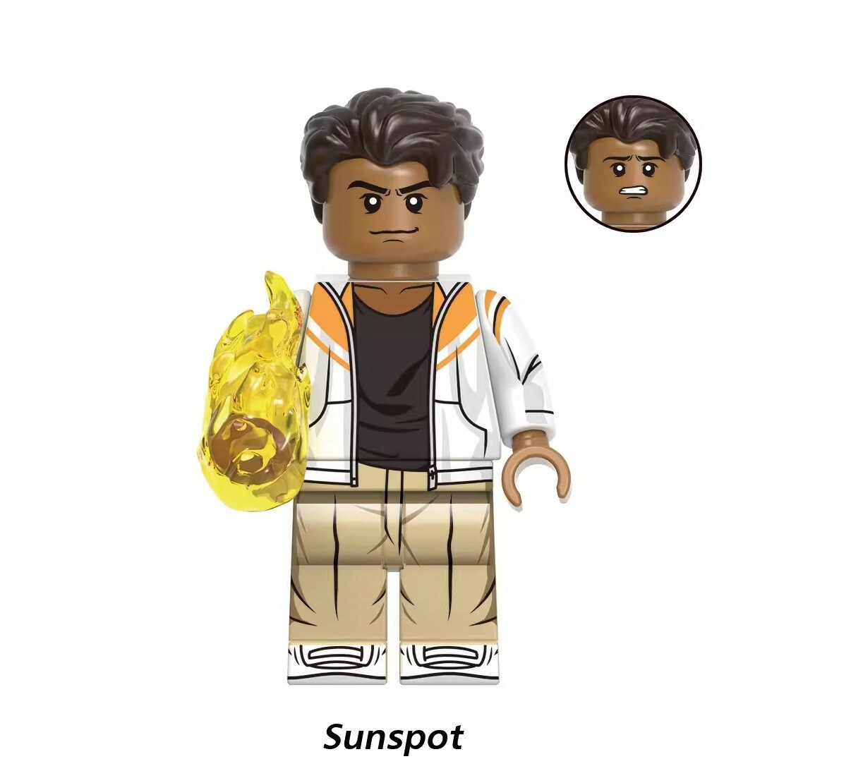 Sunspot X-Men SuperHeroes Minifig fit Lego GH0529