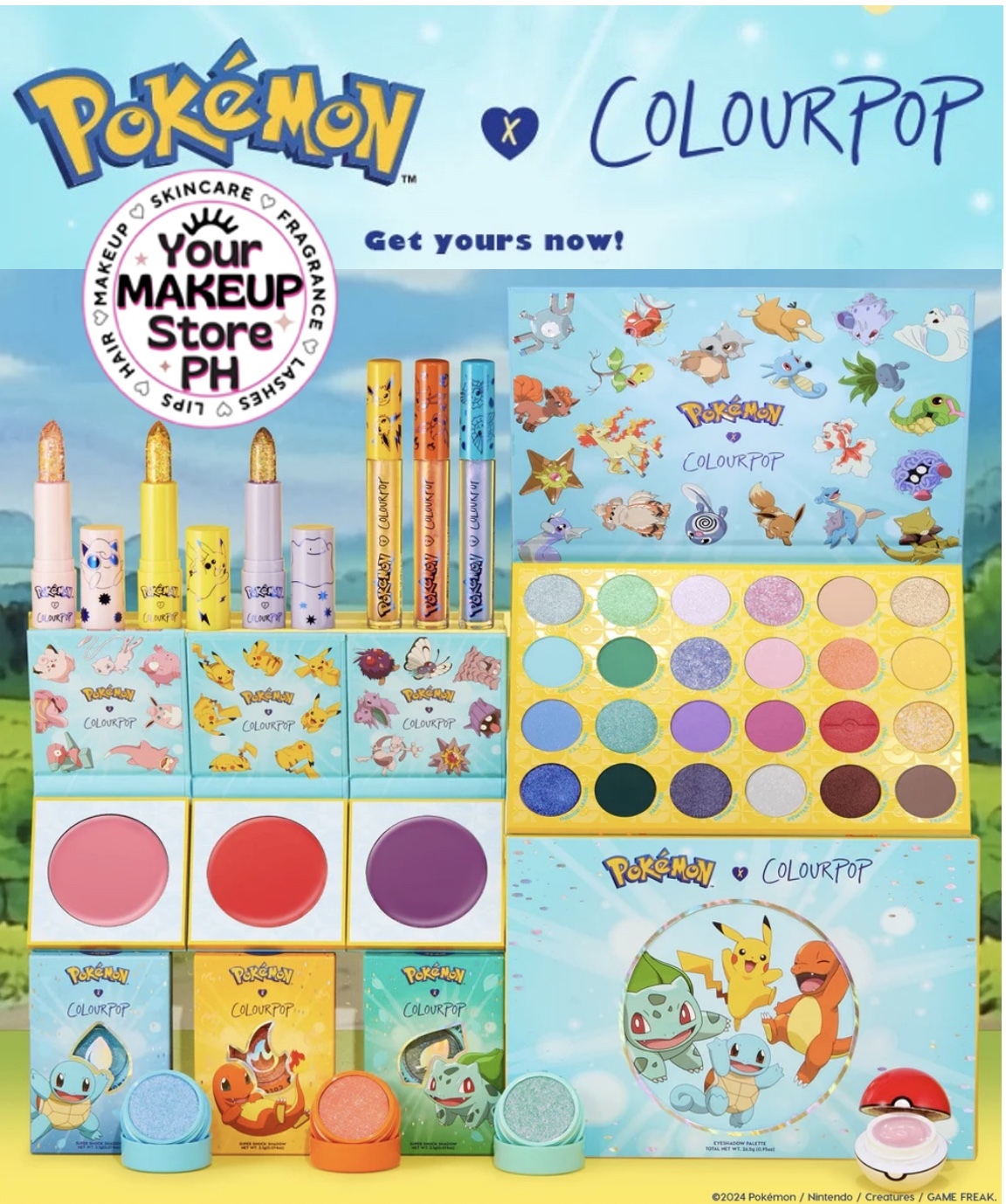 Pokémon x Colourpop Collection