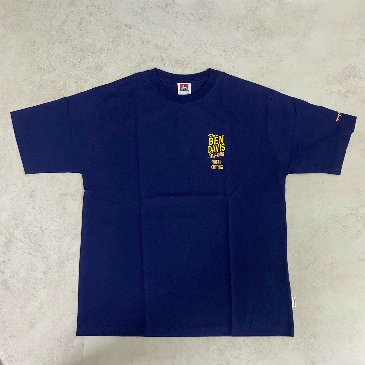 Ben Davis 復古字體刺繡短Tee C-24580010