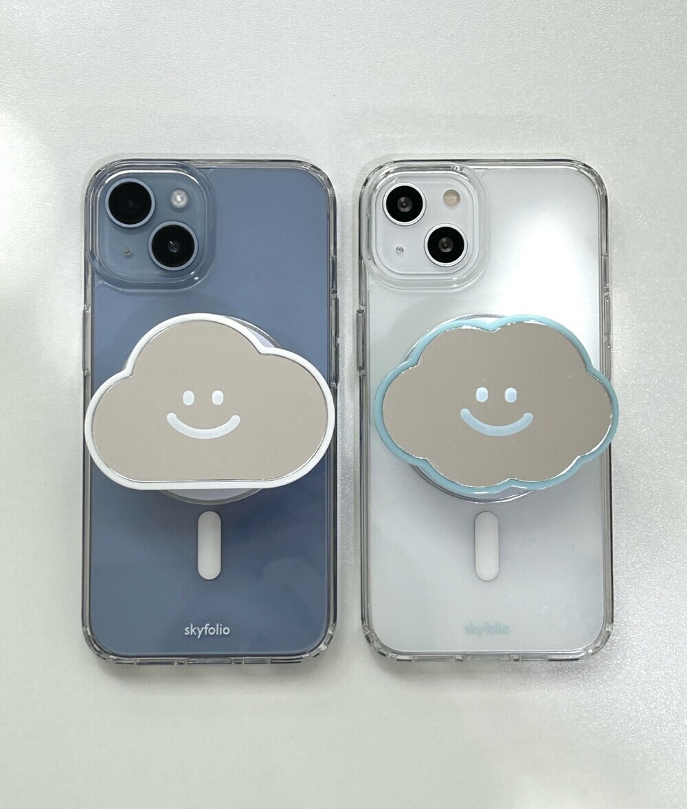 SKYFOLIO Cloud MagSafe Mirror Grip-Tok 磁吸式 雲鏡面手機支架 (2款)