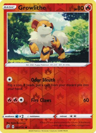 S2 Growlithe - 027/192 - Common Reverse Holo