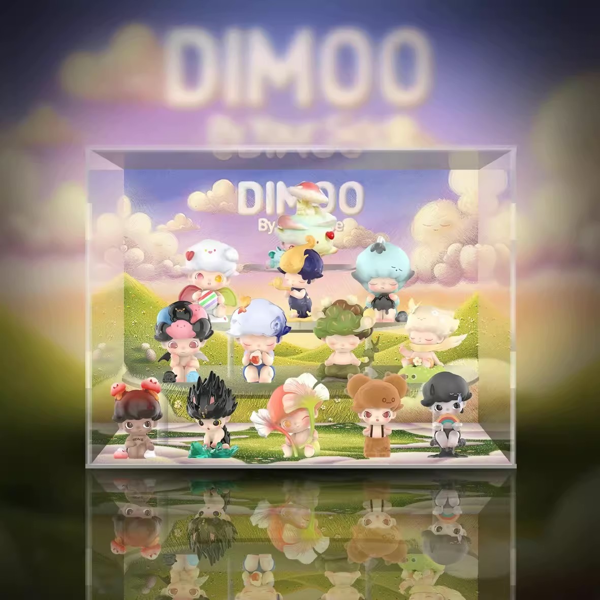 [AOWOBOX] Dimoo在你身邊 展示盒