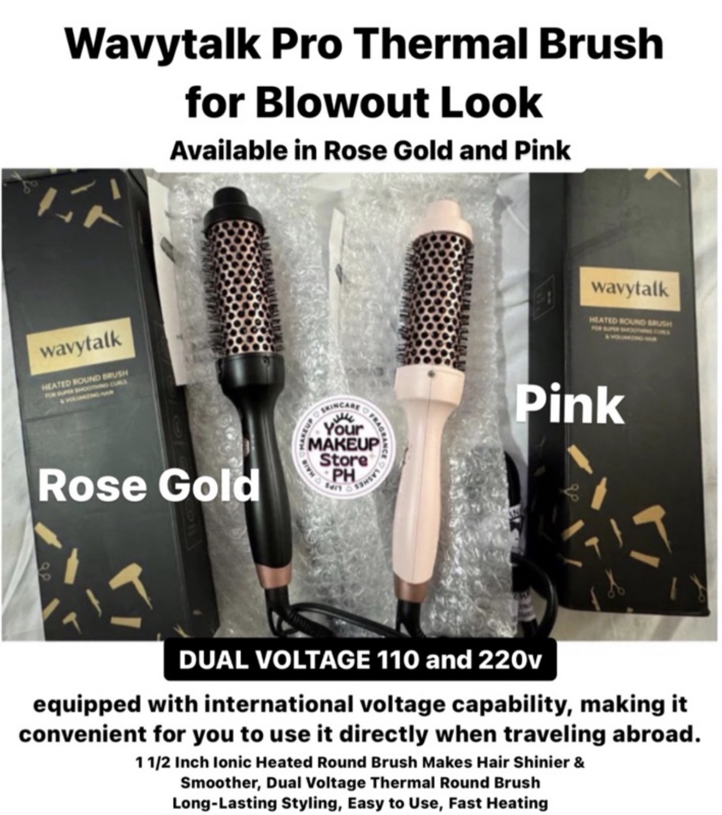 PREORDER Wavytalk Pro Thermal Brush for Blowout Look DU