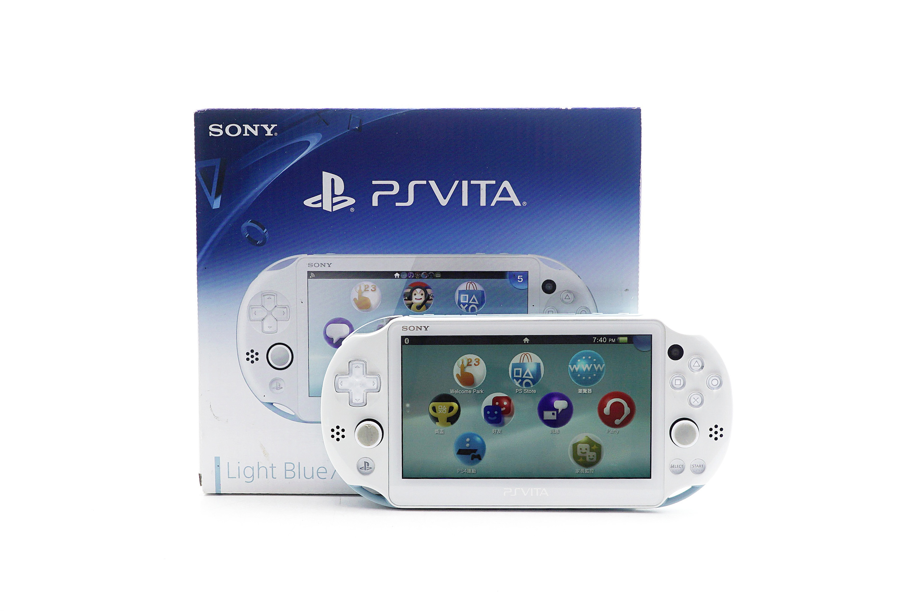 Sony PSV 2007 淺藍/白 二手 遊戲主機 #89216