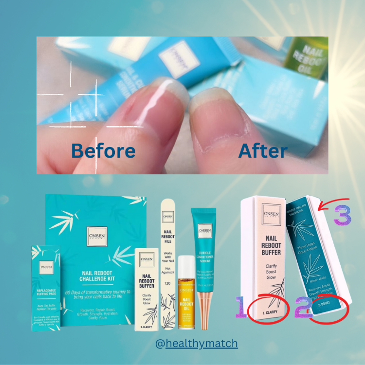 Onset Secret 閃亮指甲護理套裝 Complete Nail Reboot Kit