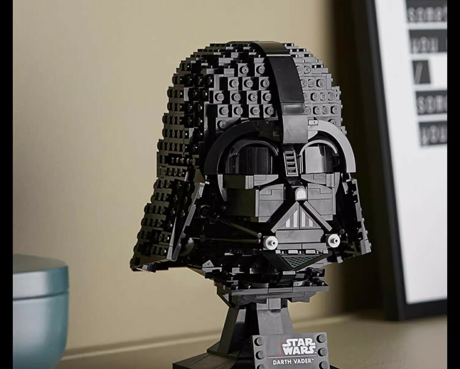 MOC Darth Vader Helmet Star Wars Building Set