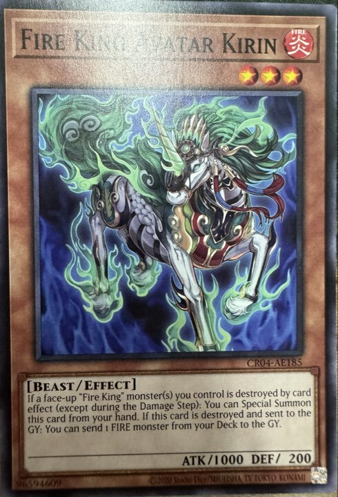CR04-AE185 Fire King Avatar Kirin