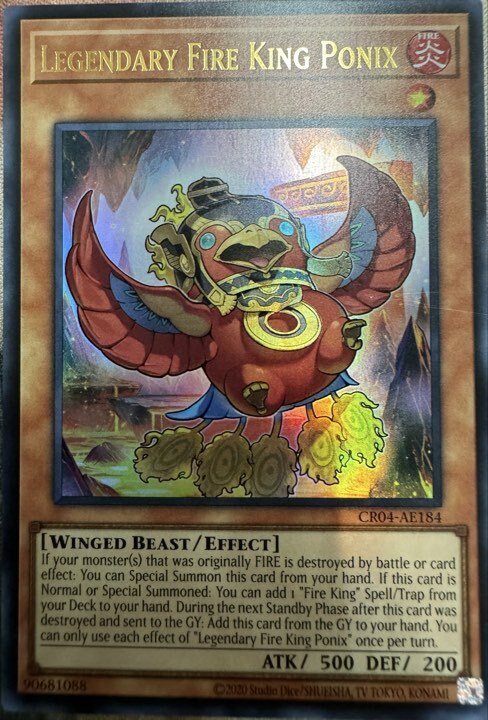 CR04-AE184 (UR/SER/QCSE)Legendary Fire King Ponix