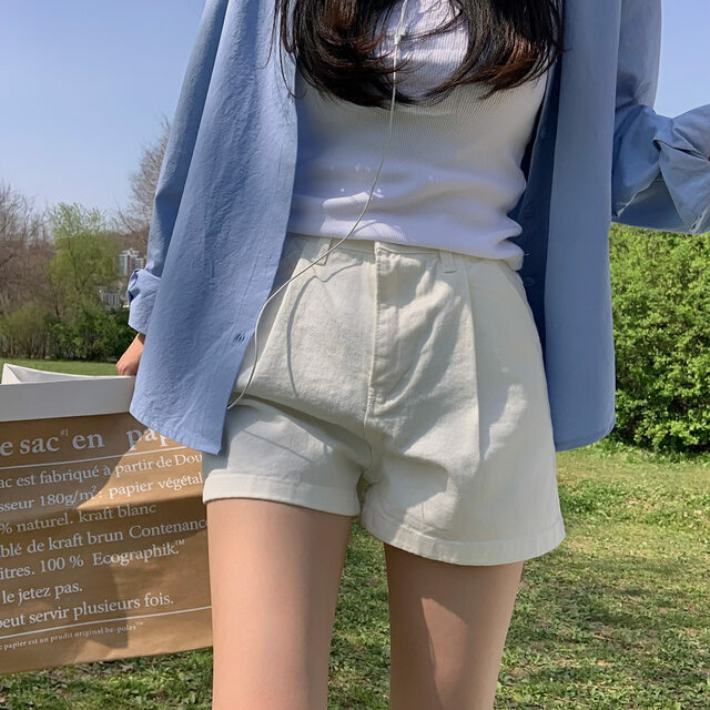 KR BASIC PINTUCK SHORT PANTS (3 COLORS)