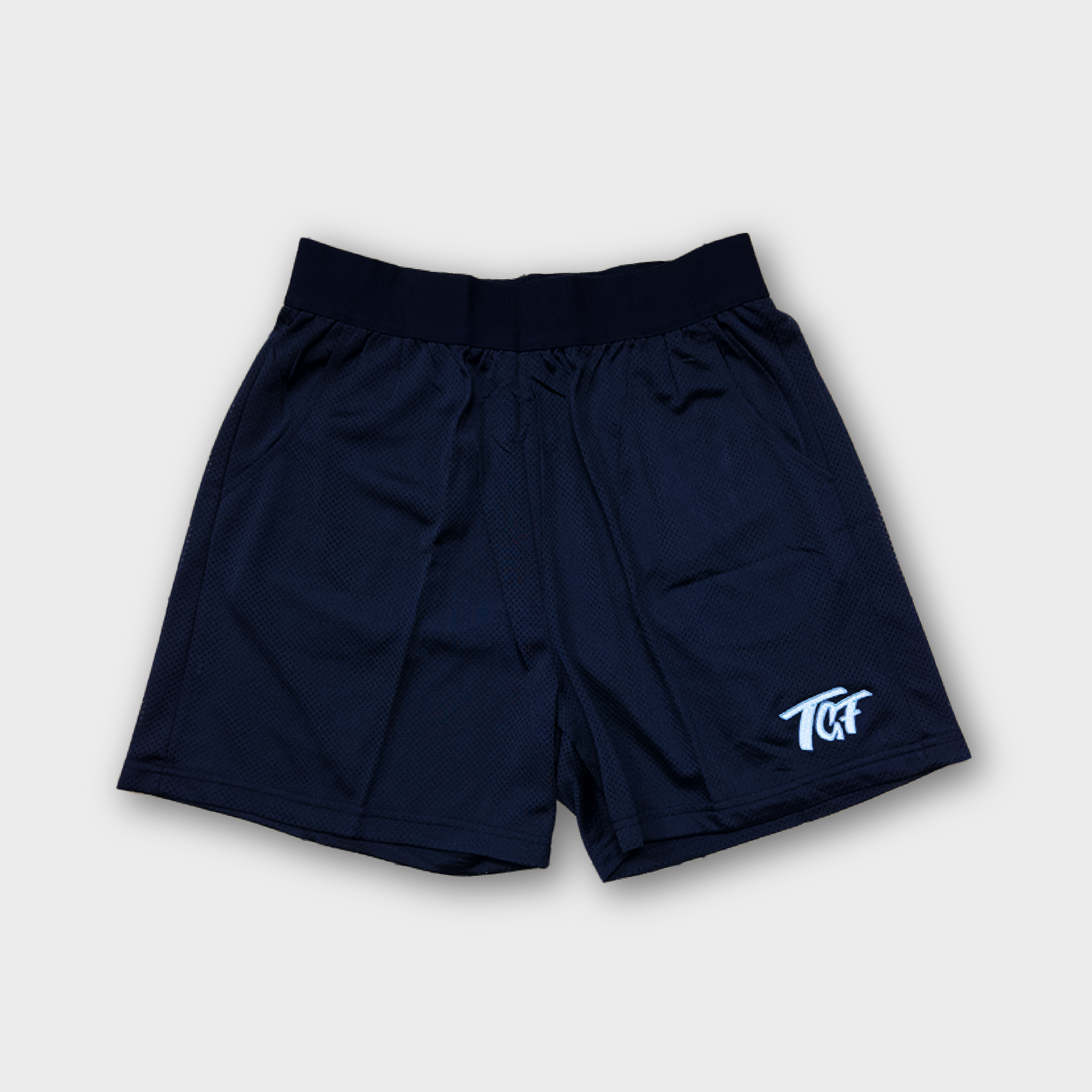 ProShorts™ 刺繡網眼四分褲 - 極致黑