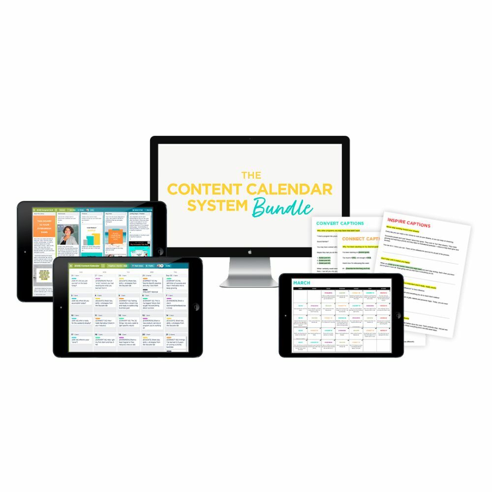 Content Calendar System Bundle by Conversion Minded