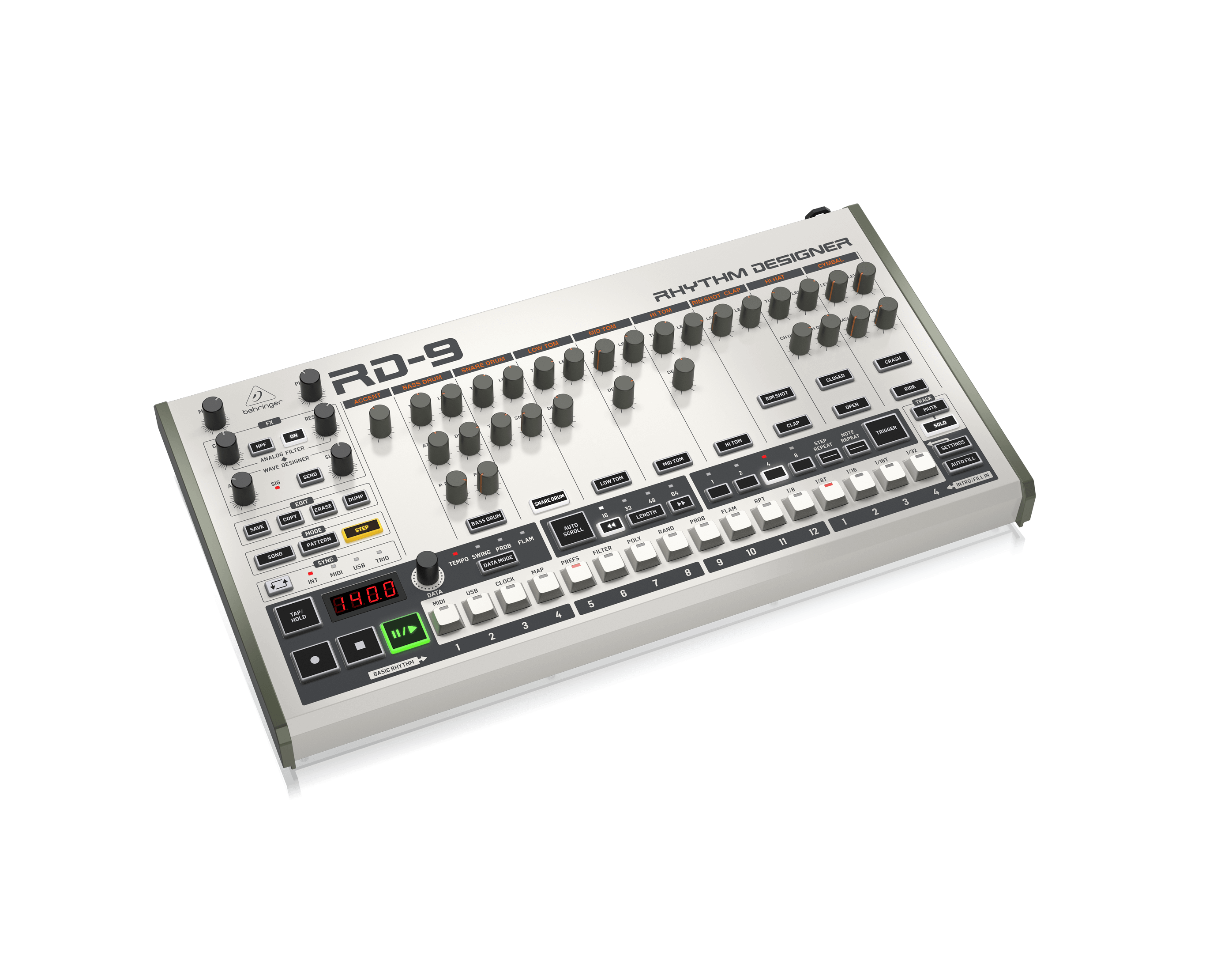 BEHRINGER RD-9 Rhythm Drum Machine and Sampler 鼓機