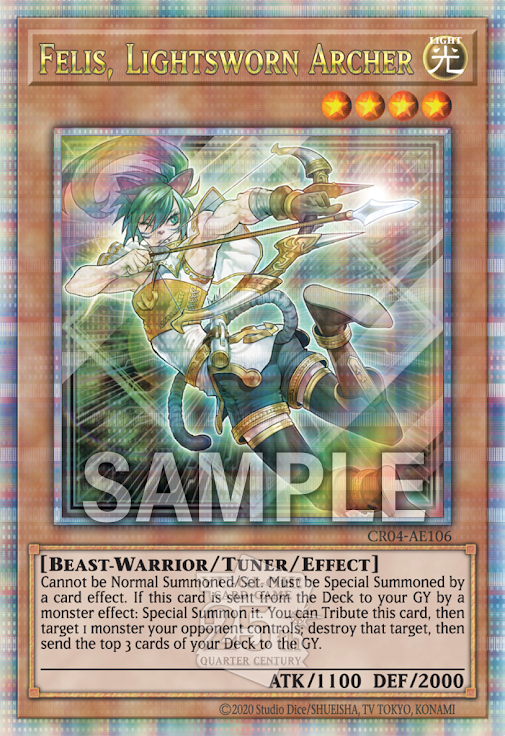 Yu-Gi-Oh Karten Felis Lightsworn Archer SDSH-EN018 - Yu-Gi-Oh Common ...