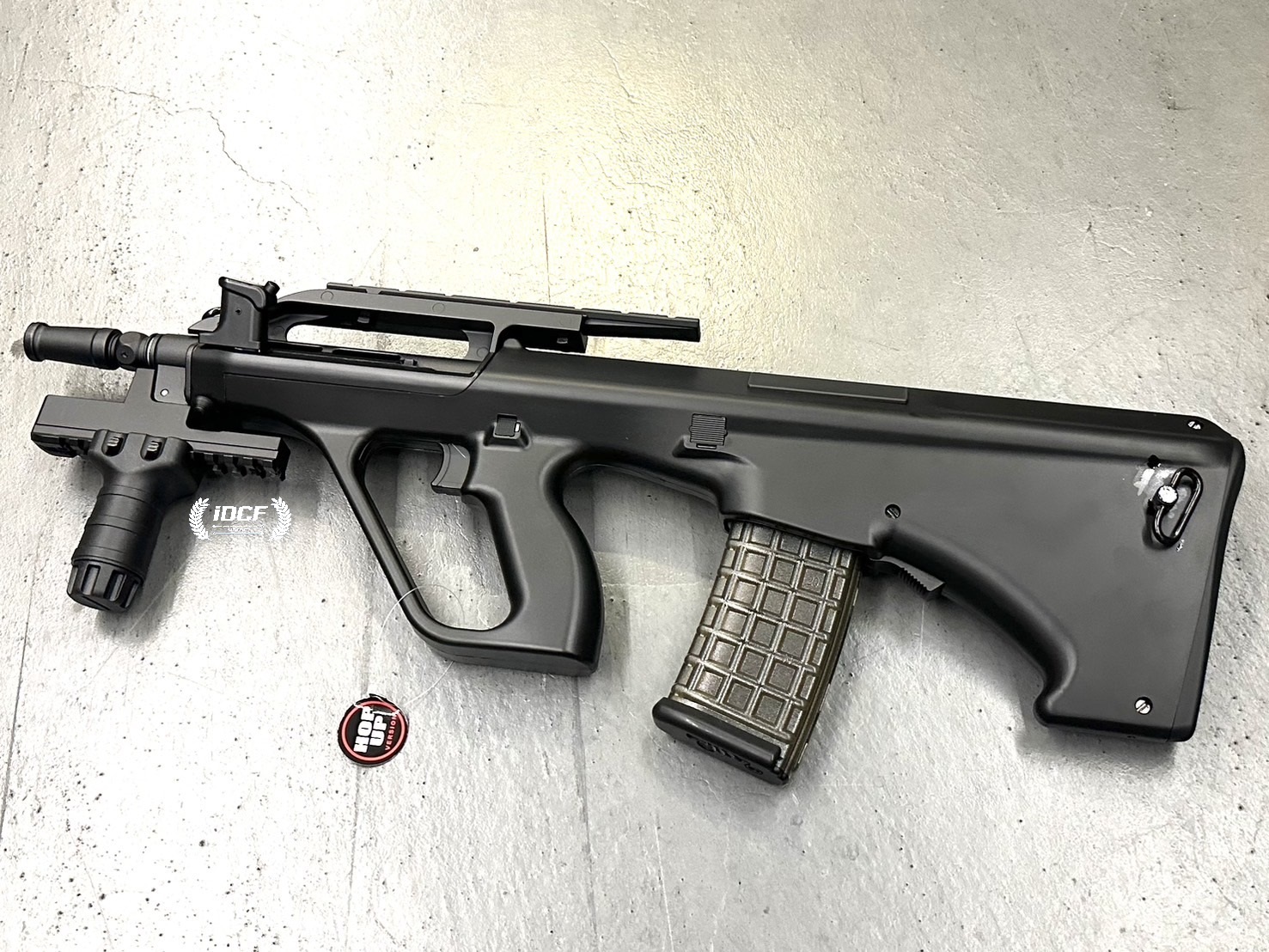 雪狼 AUGA2魚骨戰術衝鋒槍AEG電動槍 黑色 SW-020TB-BK