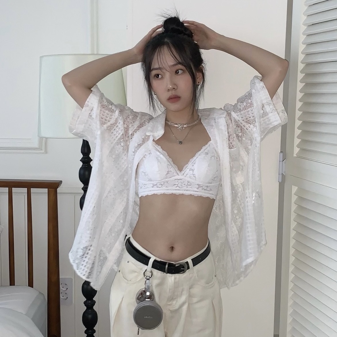 XL09 Pure Angel蕾絲內衣(2colors)