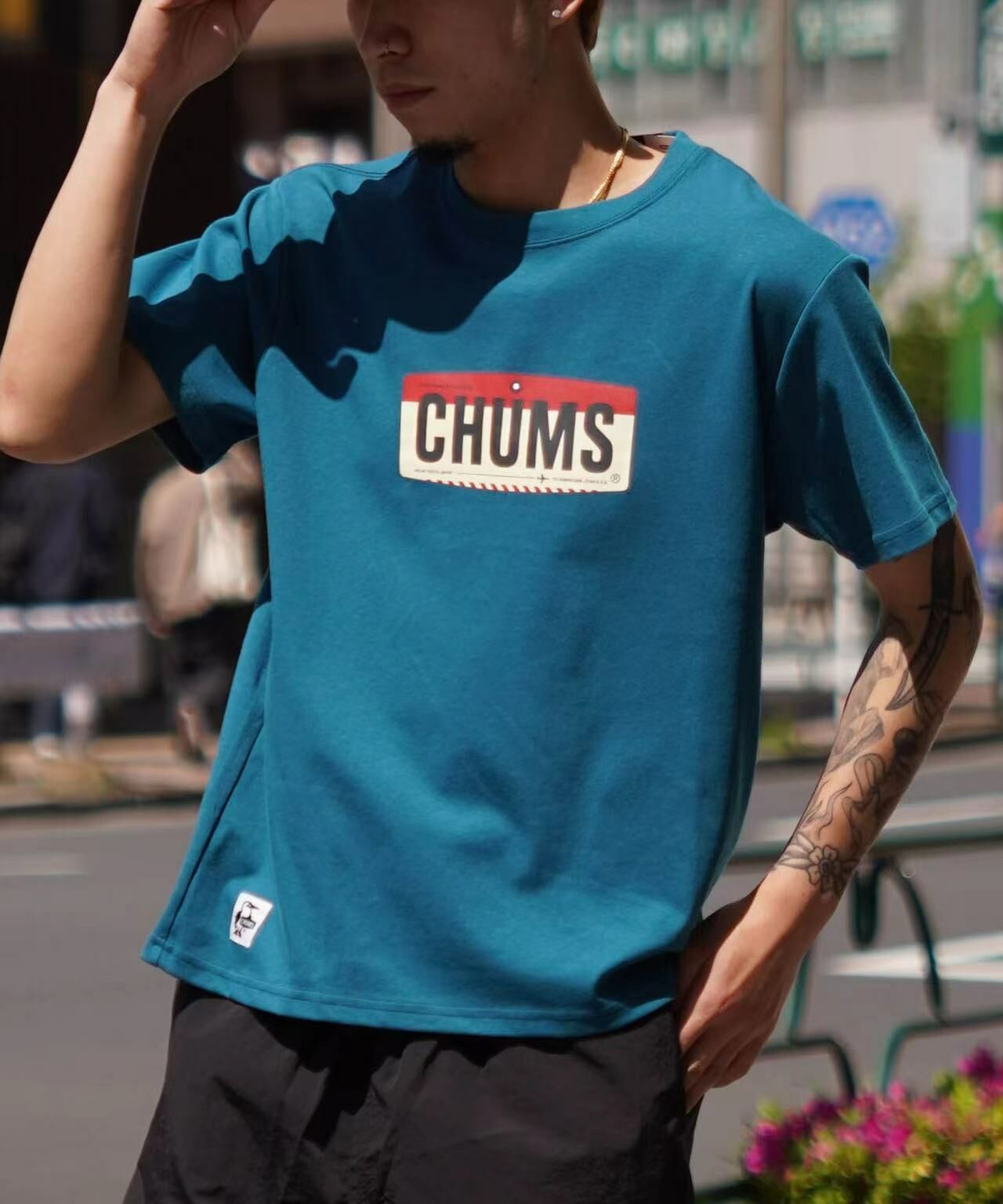 CHUMS Travel Printed Tee -4 Color