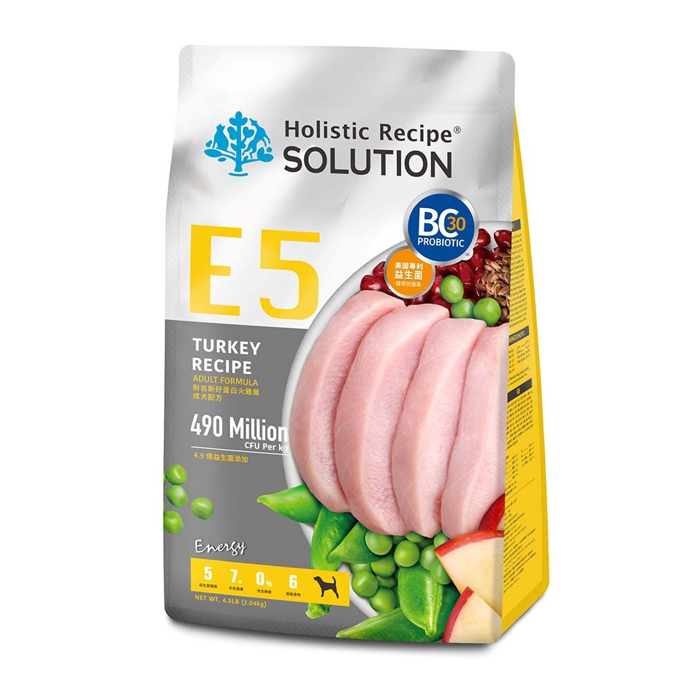 耐吉斯SOLUTION- E5好蛋白火雞餐-成犬配方 寵物飼料 成犬飼料