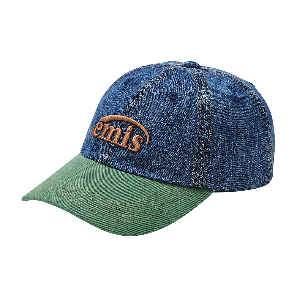 EMIS-丹寧刺繡老帽-NEW LOGO DENIM CAP (預購)