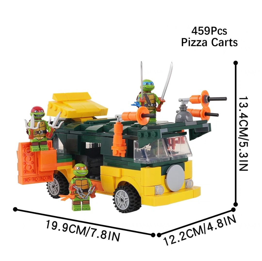 MOC Pizza carts Teenage Mutant Ninja Turtles MOC1393A