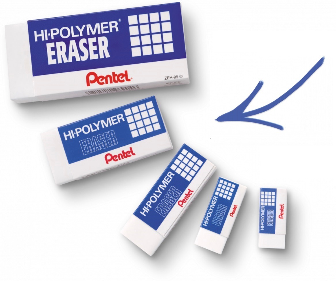 Pentel Hi-Polymer Rubber Eraser ZEH-20