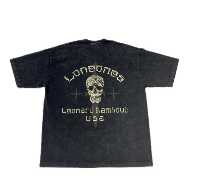 LoneOnes Basic Nature Black Washed Tee