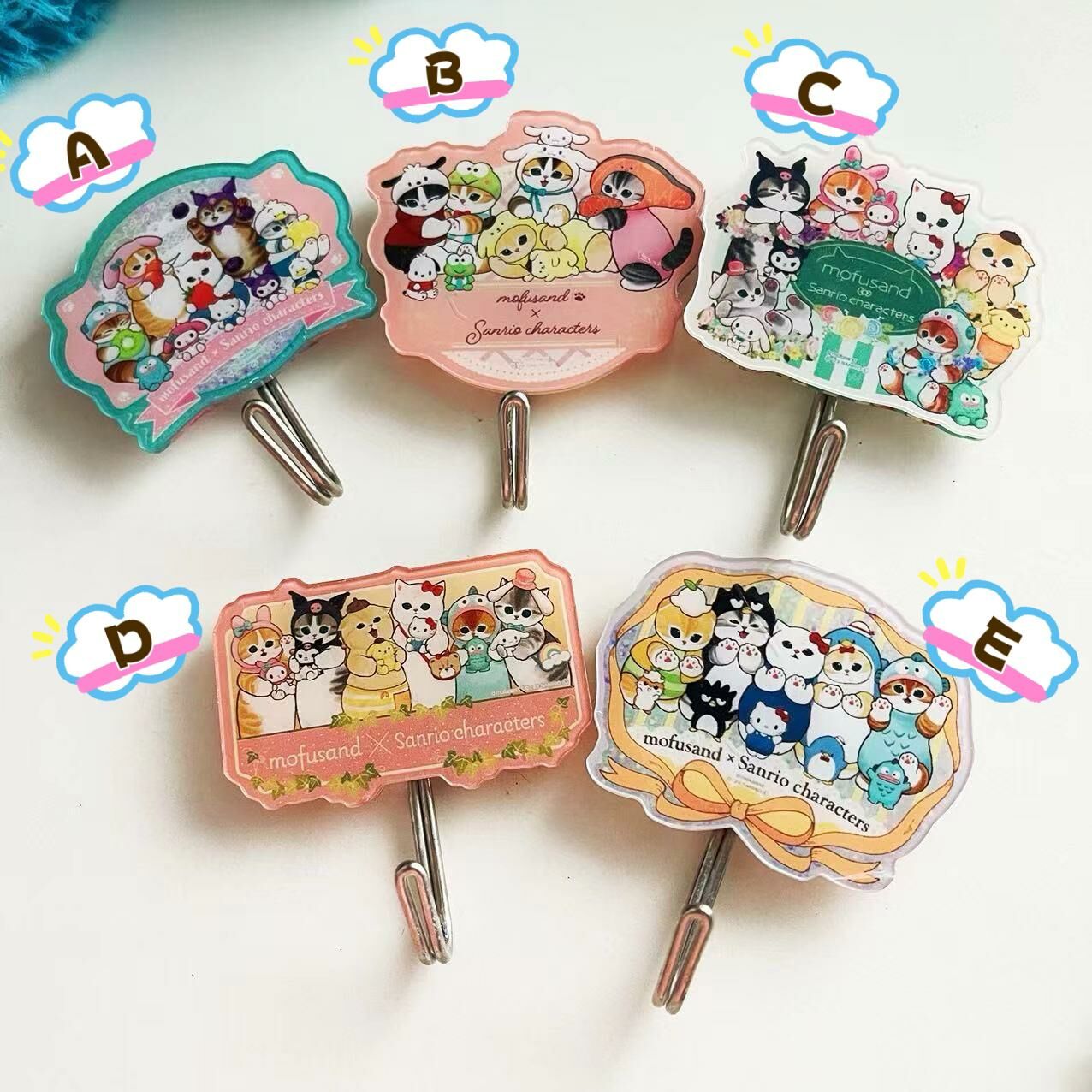 Mofusand X Sanrio 掛勾