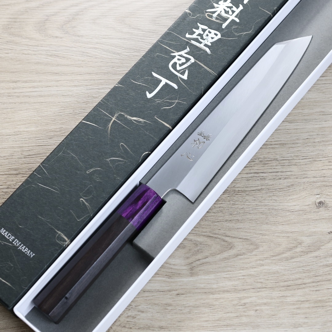 初心x中川打刃物切付牛刀210mm 銀三鋼 初心x中川打刃物切付牛刀210mm 銀三鋼