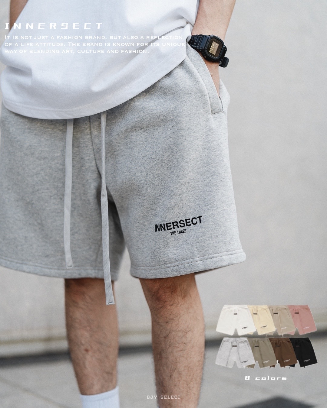 #預購 EDC Innersect x FOG Jerry Lorenzo 陳冠希 三生萬物 重磅短褲 八色