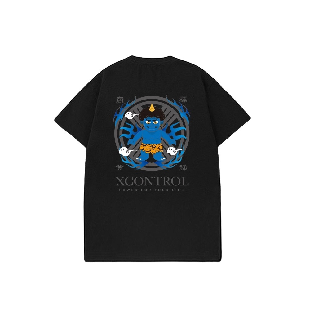 XCTRL 百鬼青鬼短T-黑
