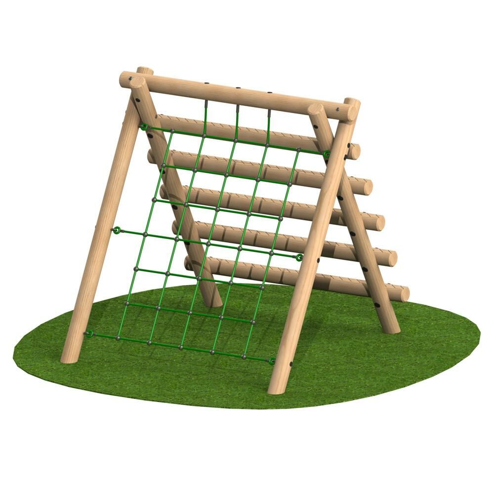 Wooden Obstacle Climbing frame triangle