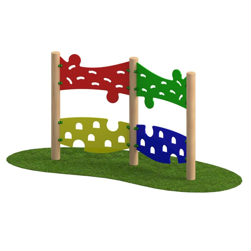 Suspended Plank Walk - A set of suspended planks to wal