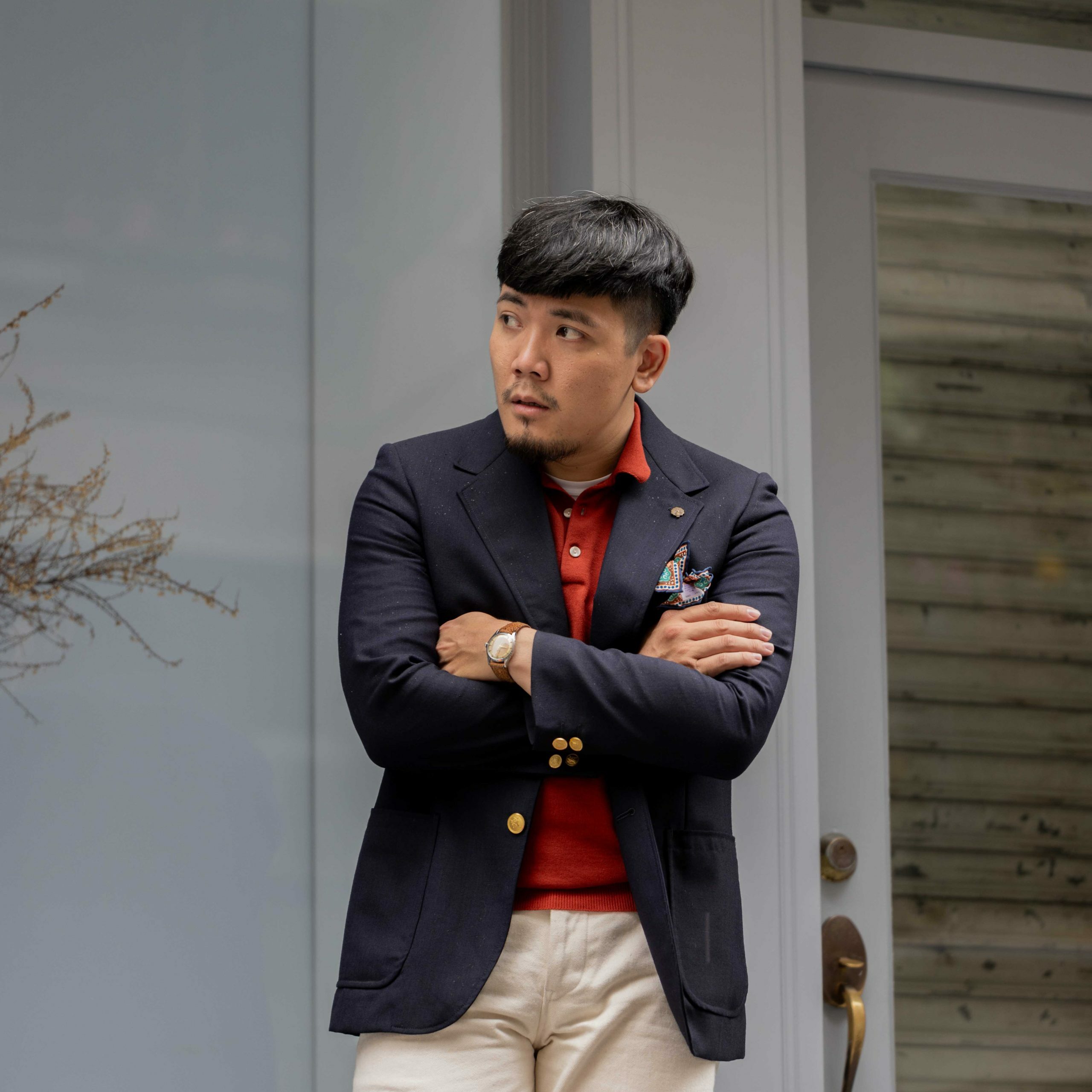 ADJUSTABLE COSTUME - 24SS 別注限定超人氣 NAVY BLAZER