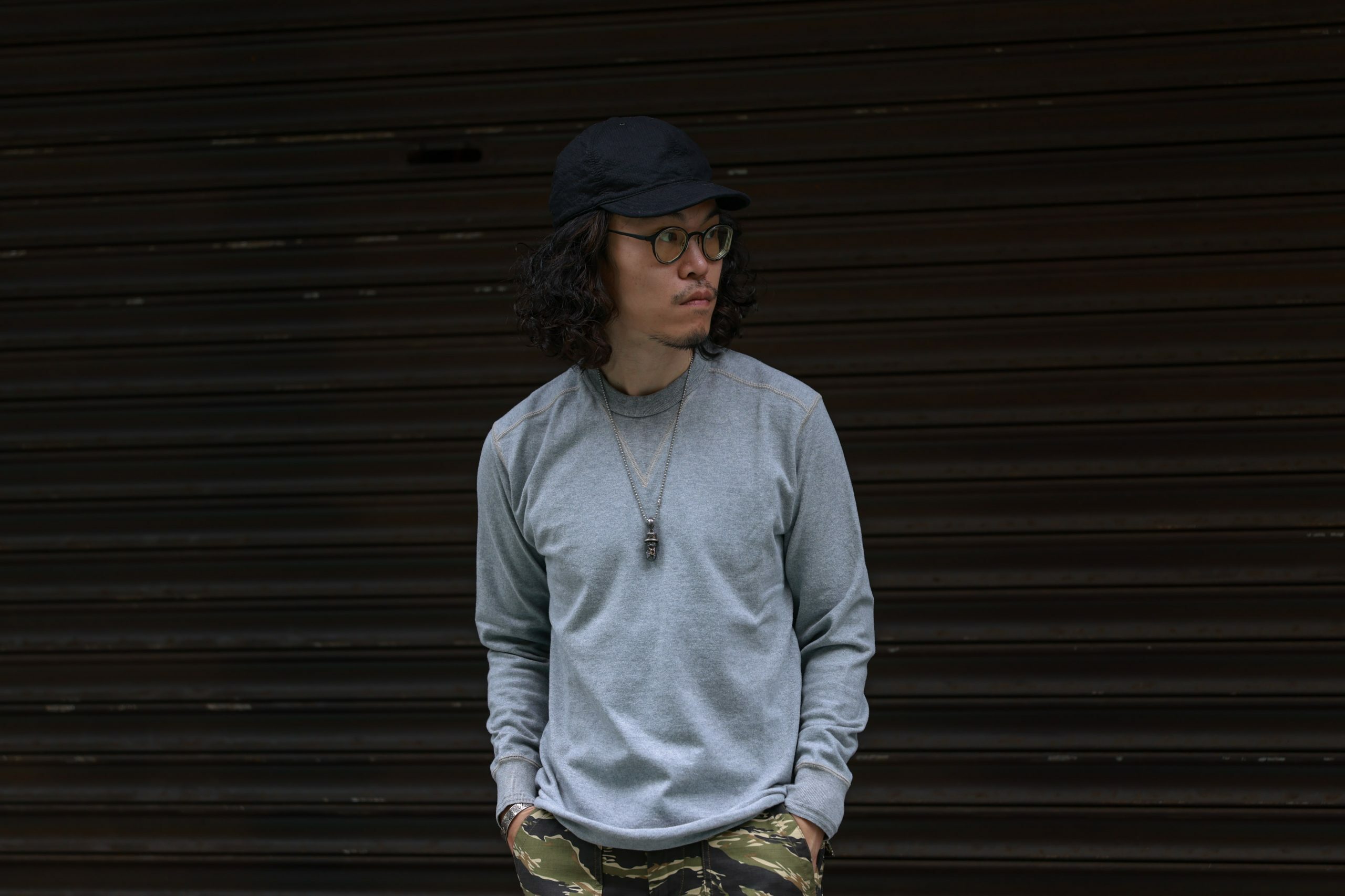 PHERROWS - 超人氣定番復古圓領長 Tee