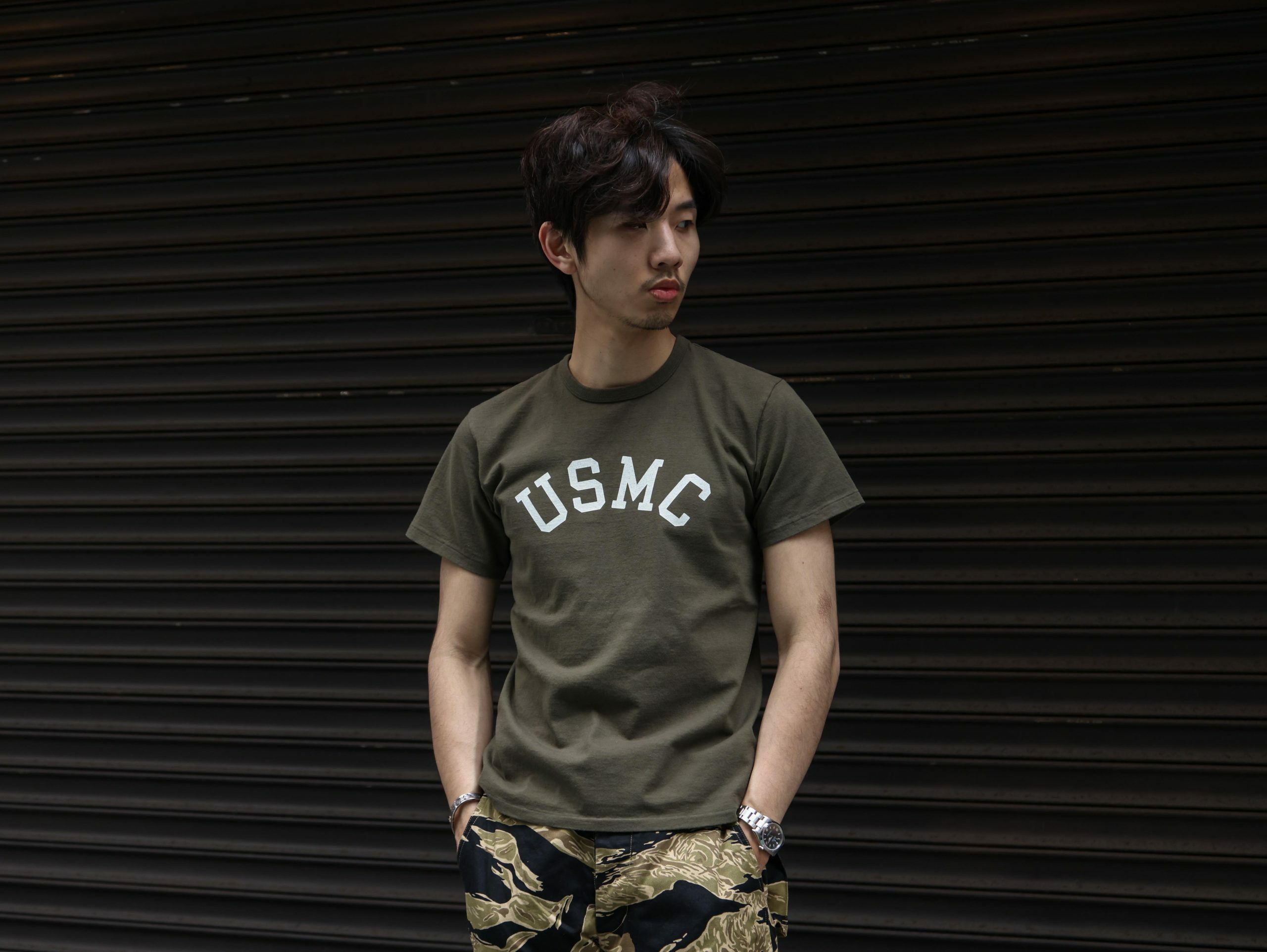 PHERROWS - 美國士官學校主題 USMC PRINT TEE