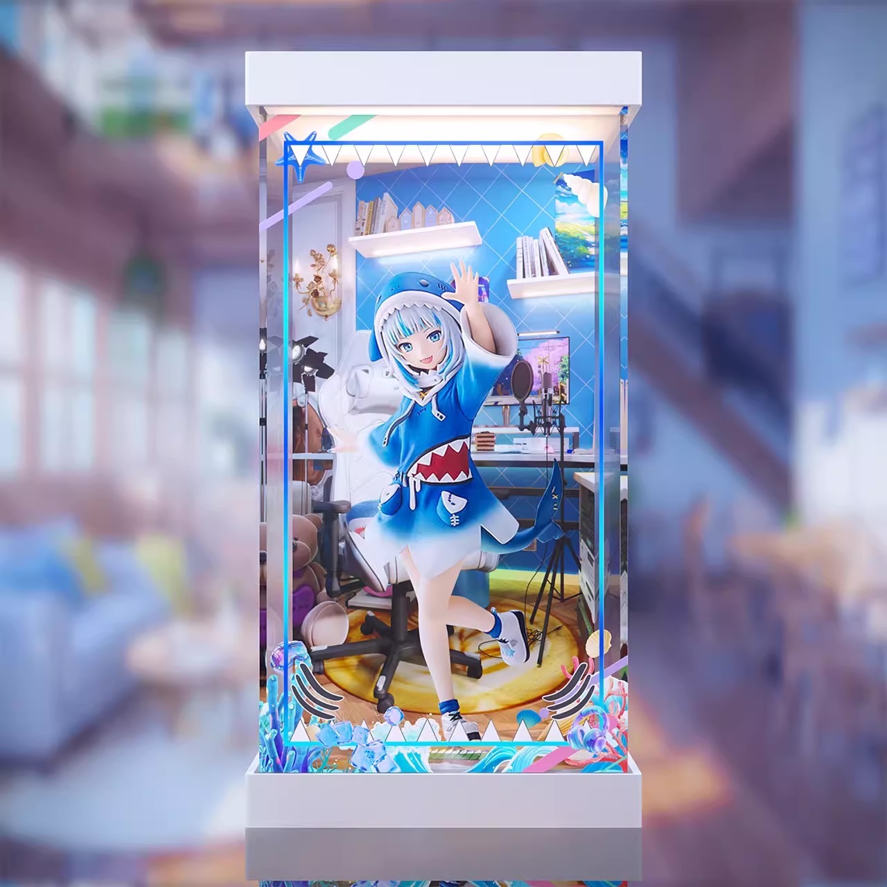 [AOWOBOX] Hololive 噶嗚 古拉 Gawr Gura 展示盒