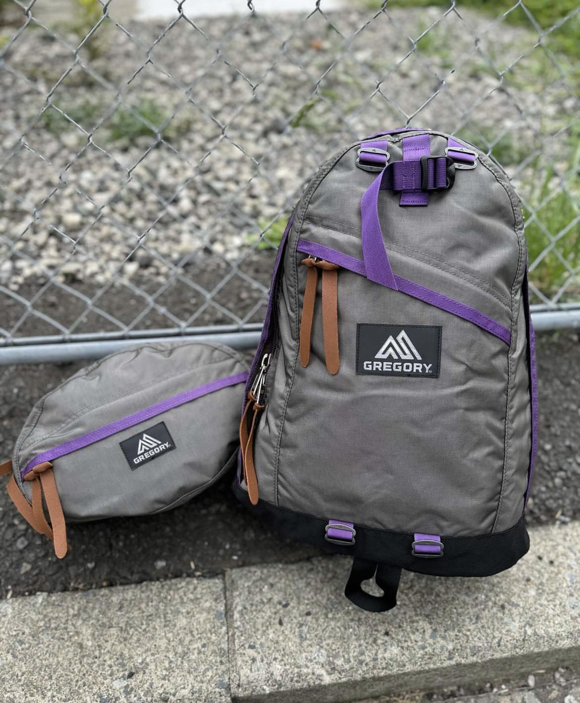 GREGORY BAG COLLECTION "GREY PURPLE"