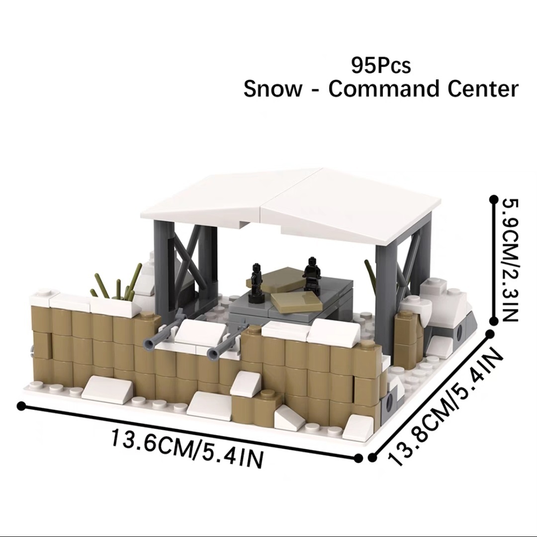 MOC Snow Command Centre Building Set MOC5077F