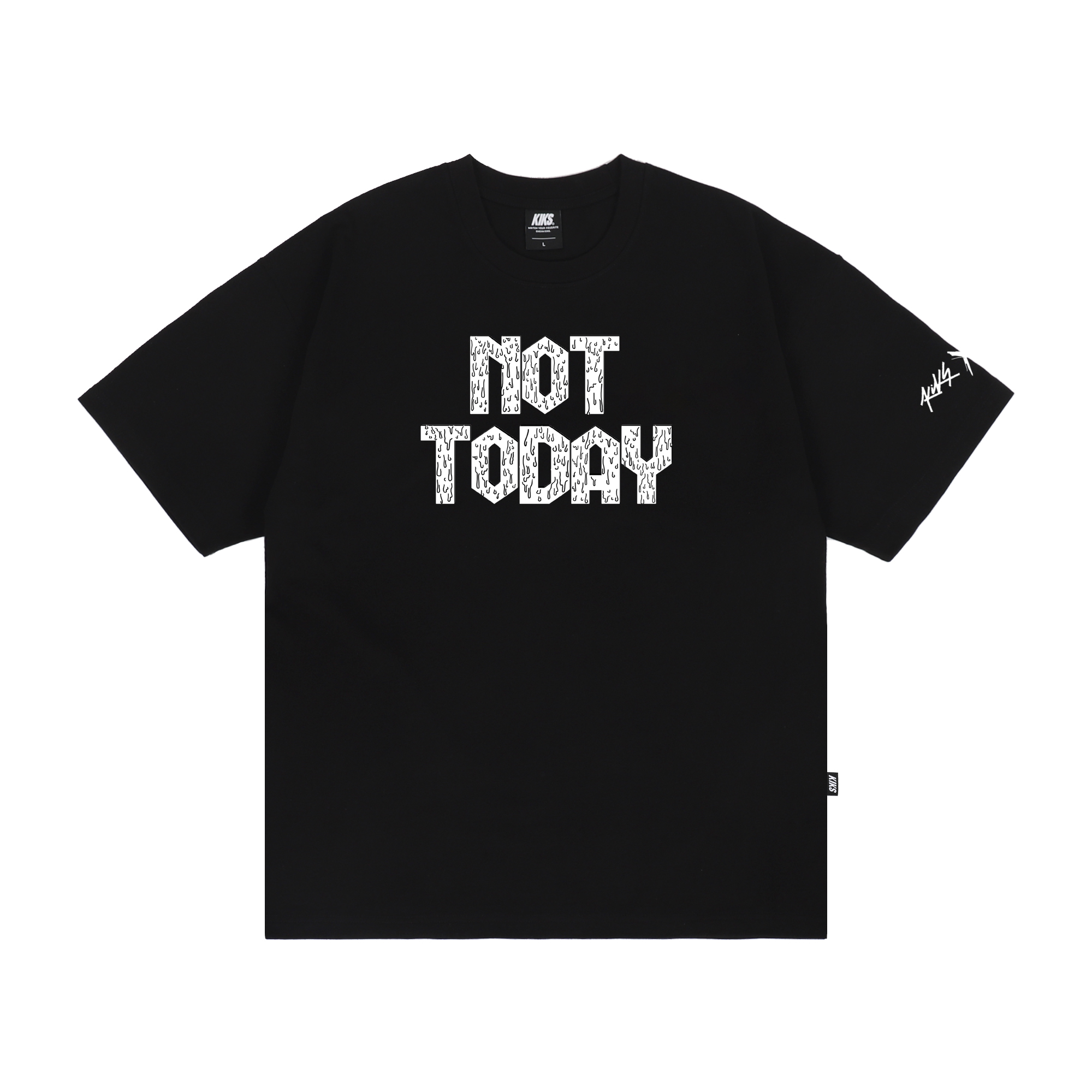 【KIKS】NOT TODAY TEE 黑 S4PR1124BK