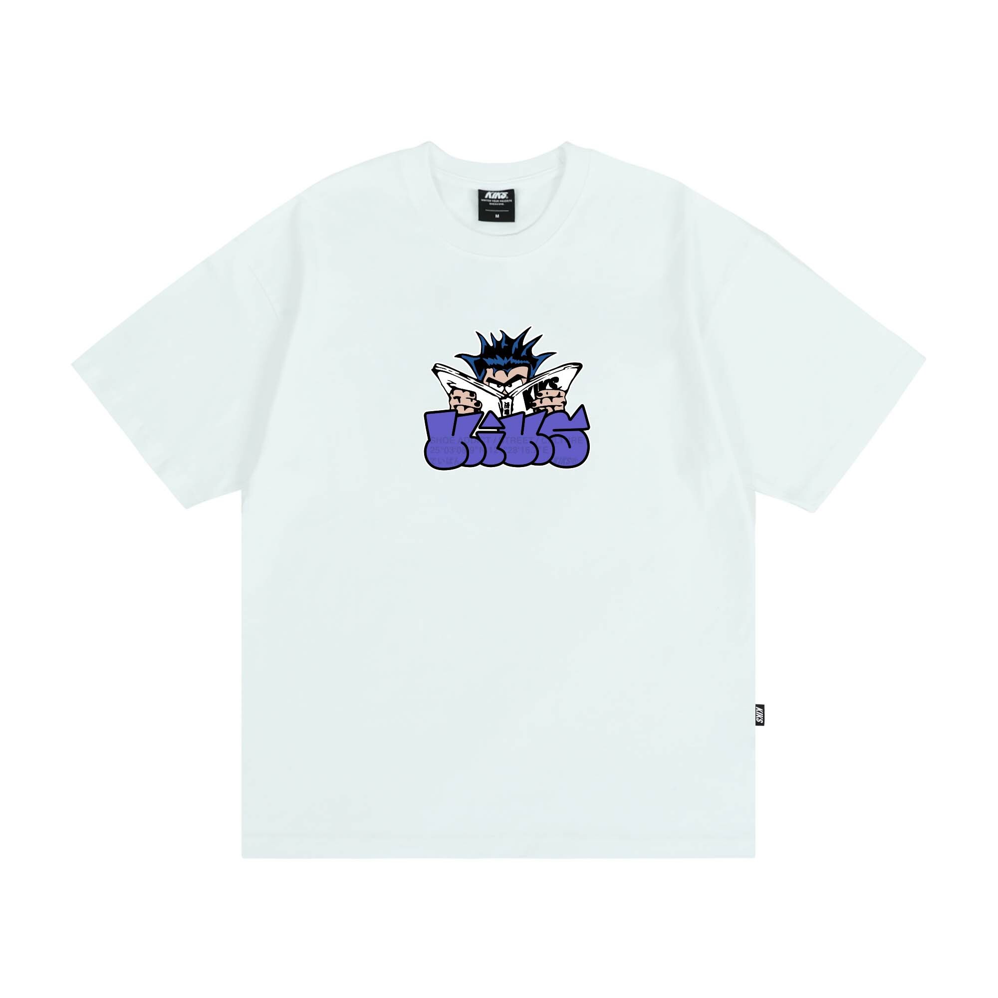 【KIKS】LOAD MAGAZINE TEE 雜誌狂人 寬版Tee 白 S41123WH