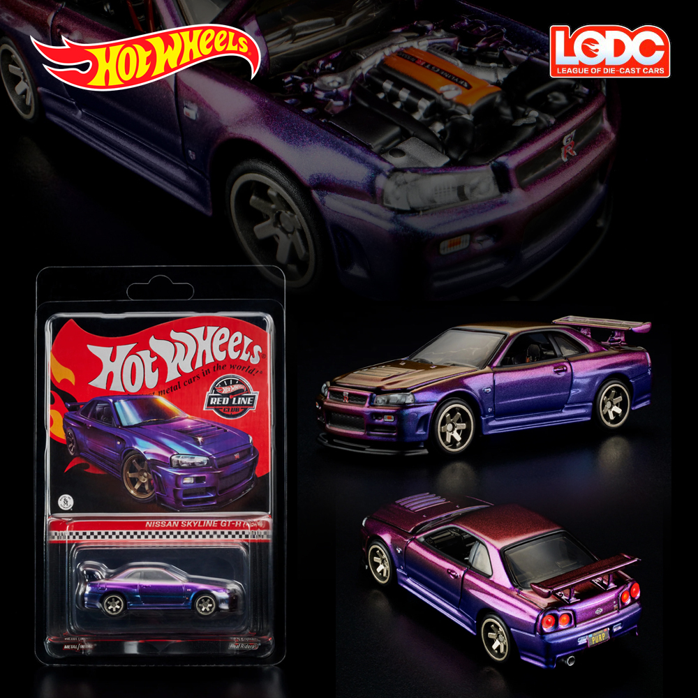 預購 Hot Wheels RLC 限定 Nissan Skyline GT-R R34 變色龍
