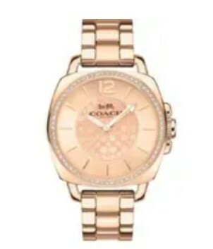 [S] COACH LUXURY WATCH COACH 14503142 BOYFRIEND WOMENS STAINLESS STEEL ...