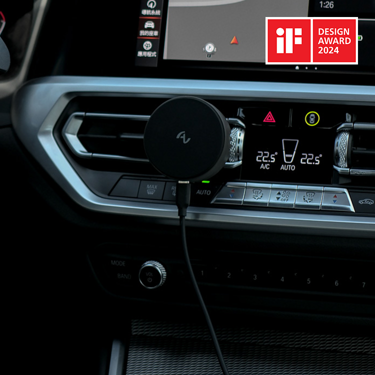 Allite | CF2 多功能 MagSafe 磁吸充電車用手機架−支援 Qi2