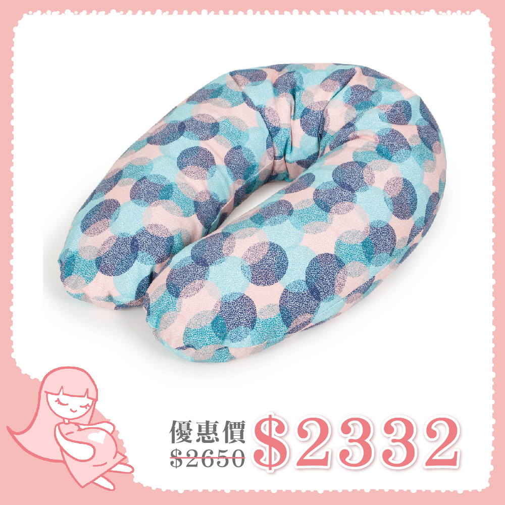 為媽咪量身打造的依靠｜波蘭Ceba Baby U型多功能孕婦枕-魔幻泡泡