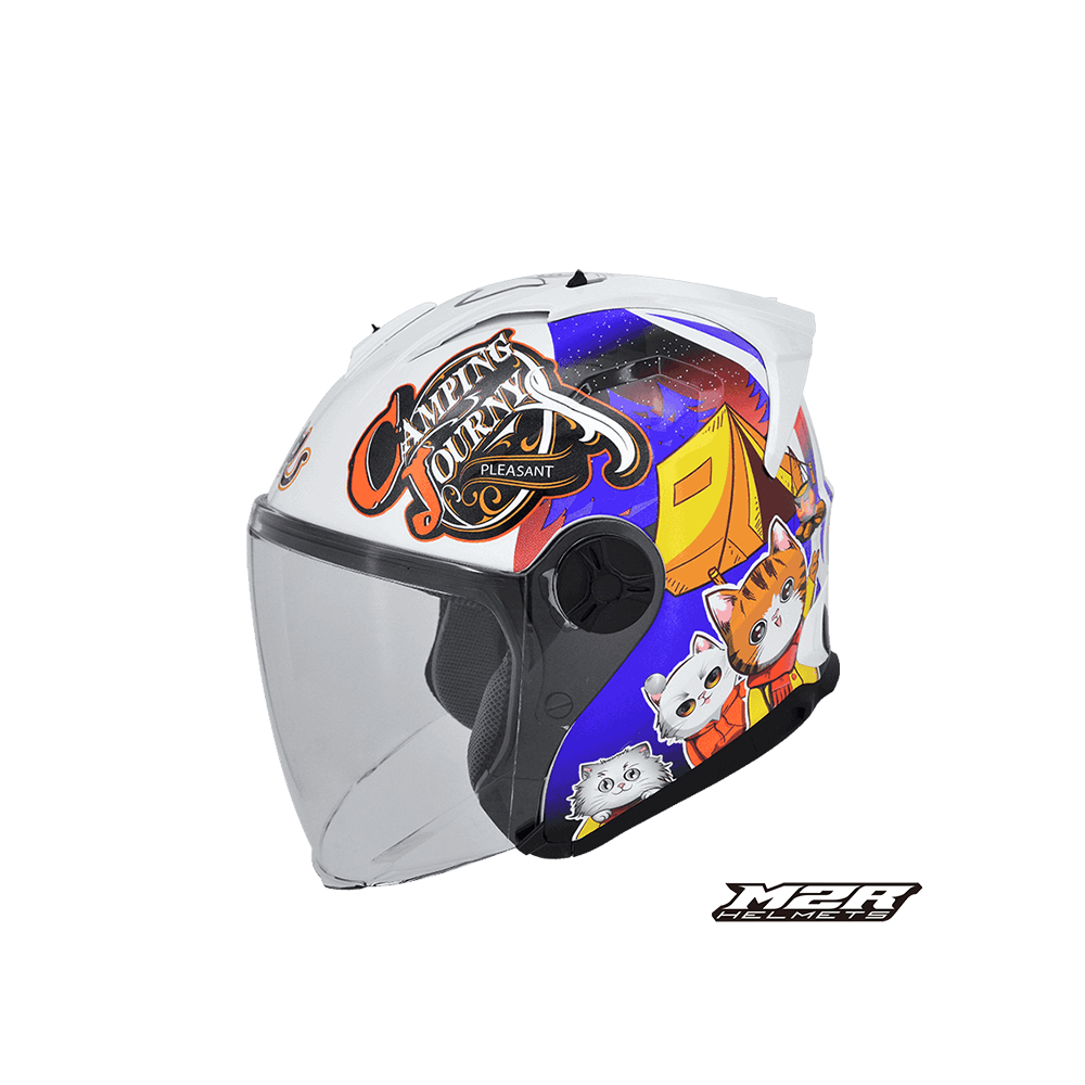 M2R J-X JX #6 彩繪 開放式安全帽