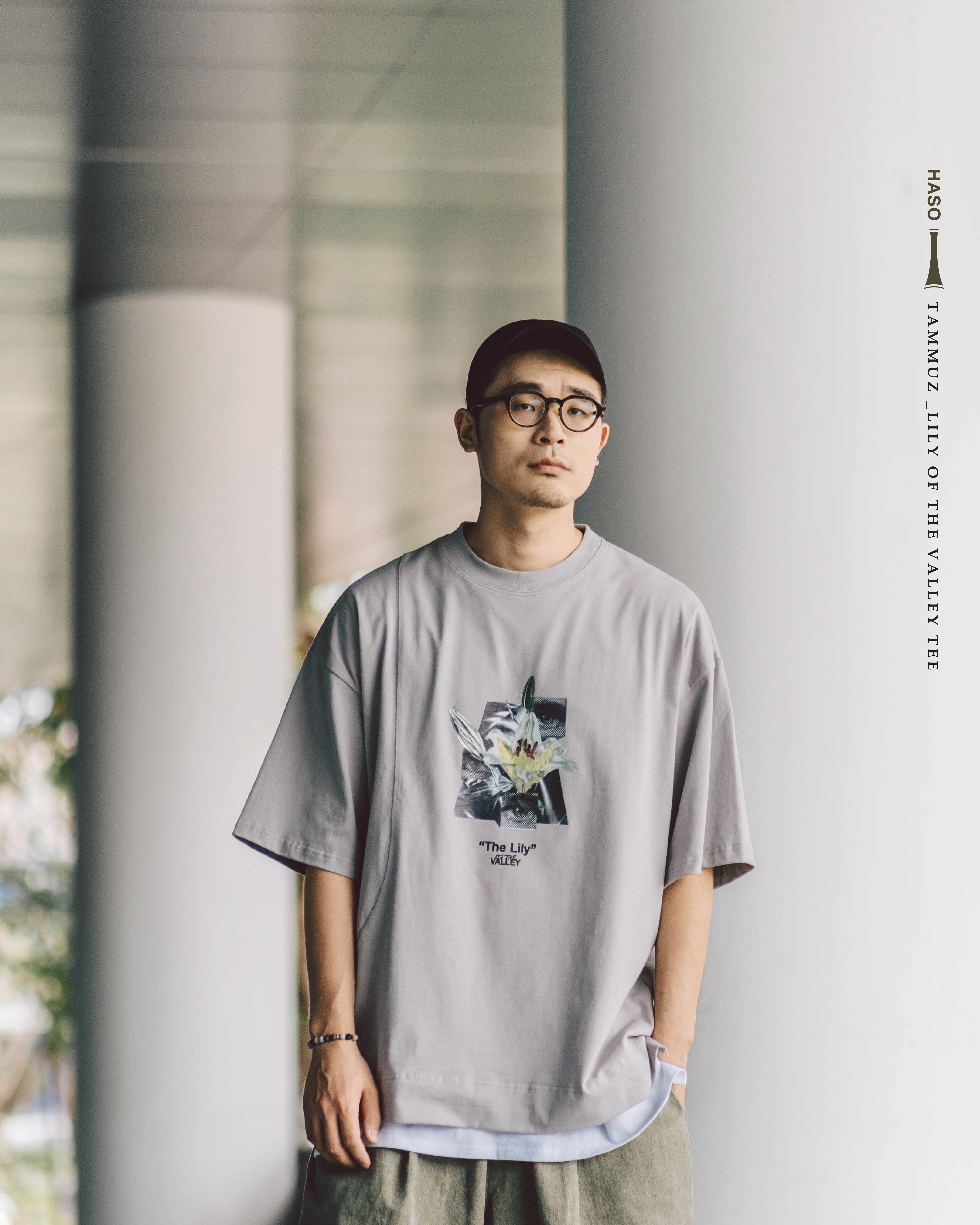 Hasosra Tammuz _lily of the valley tee 百合圖Tee