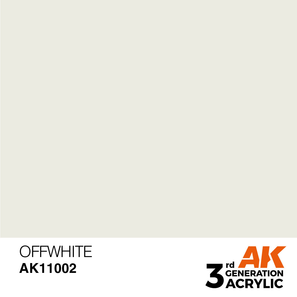[現貨]AK - 水性壓克力顏料 3rd OFFWHITE – STANDARD