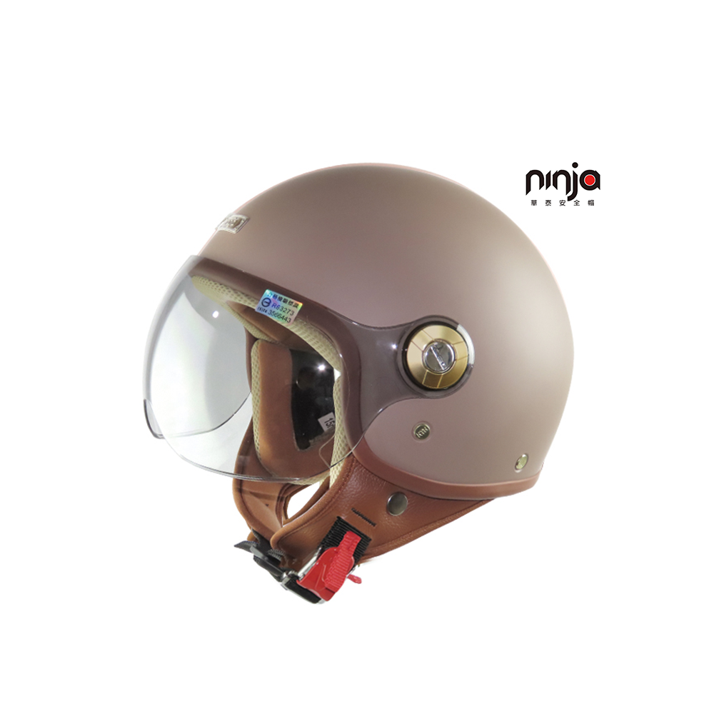 KK 華泰 K808A+ 醺砂飛行帽 消光系列-可可奶